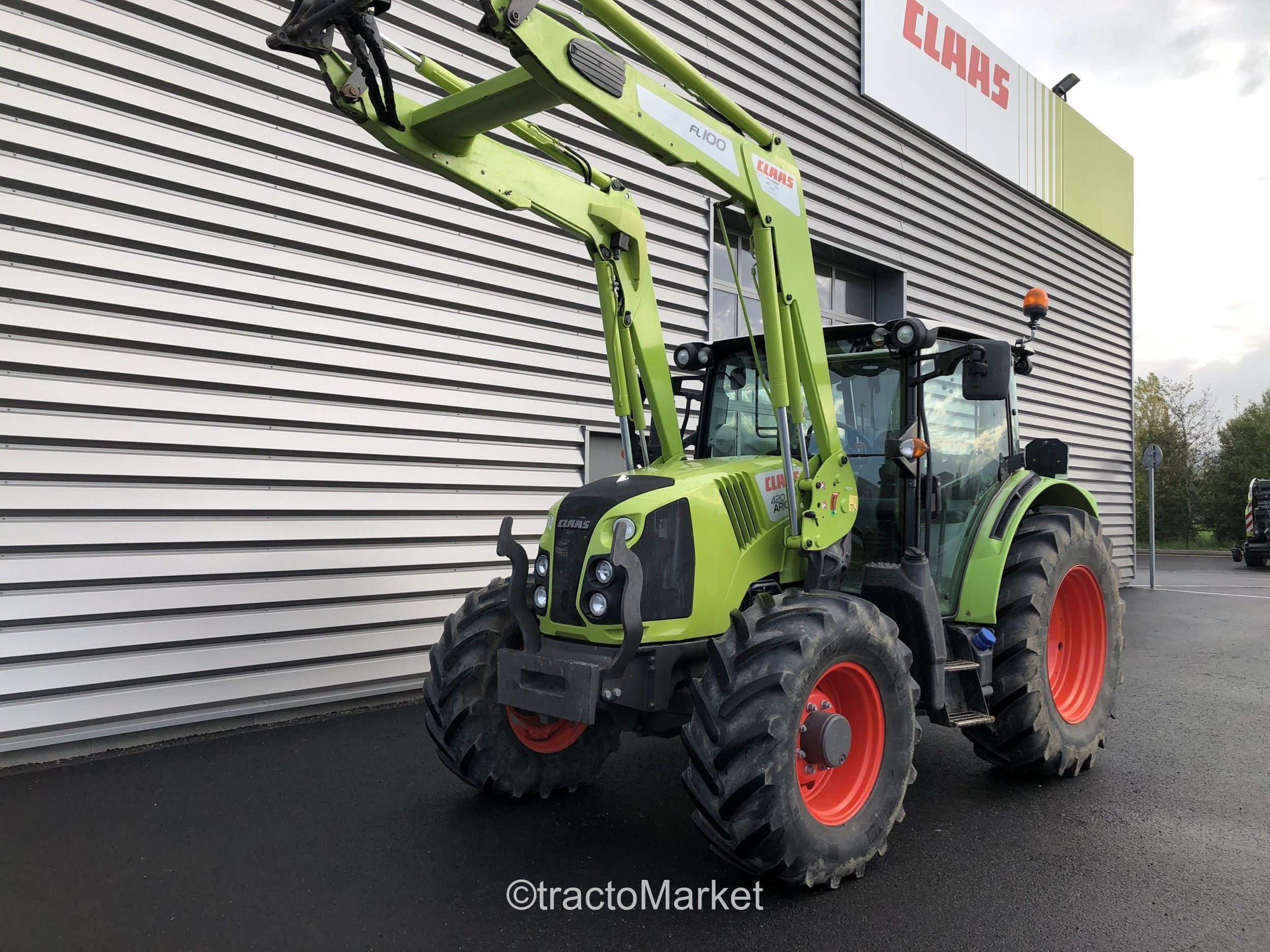 Claas Arion 420 toit bas & fl 100 - tractomarket